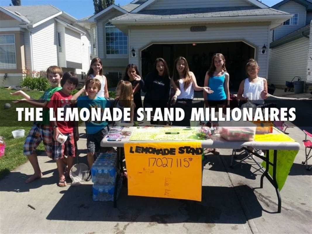 The Lemonade Stand Millionaires - RevWords