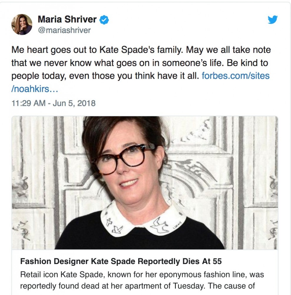 KATE SPADE'S DEATH STUNS THE WORLD - RevWords